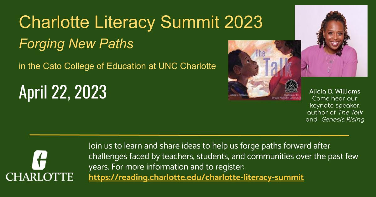 Charlotte Literacy Summit is April 22 - Reading Education Programs